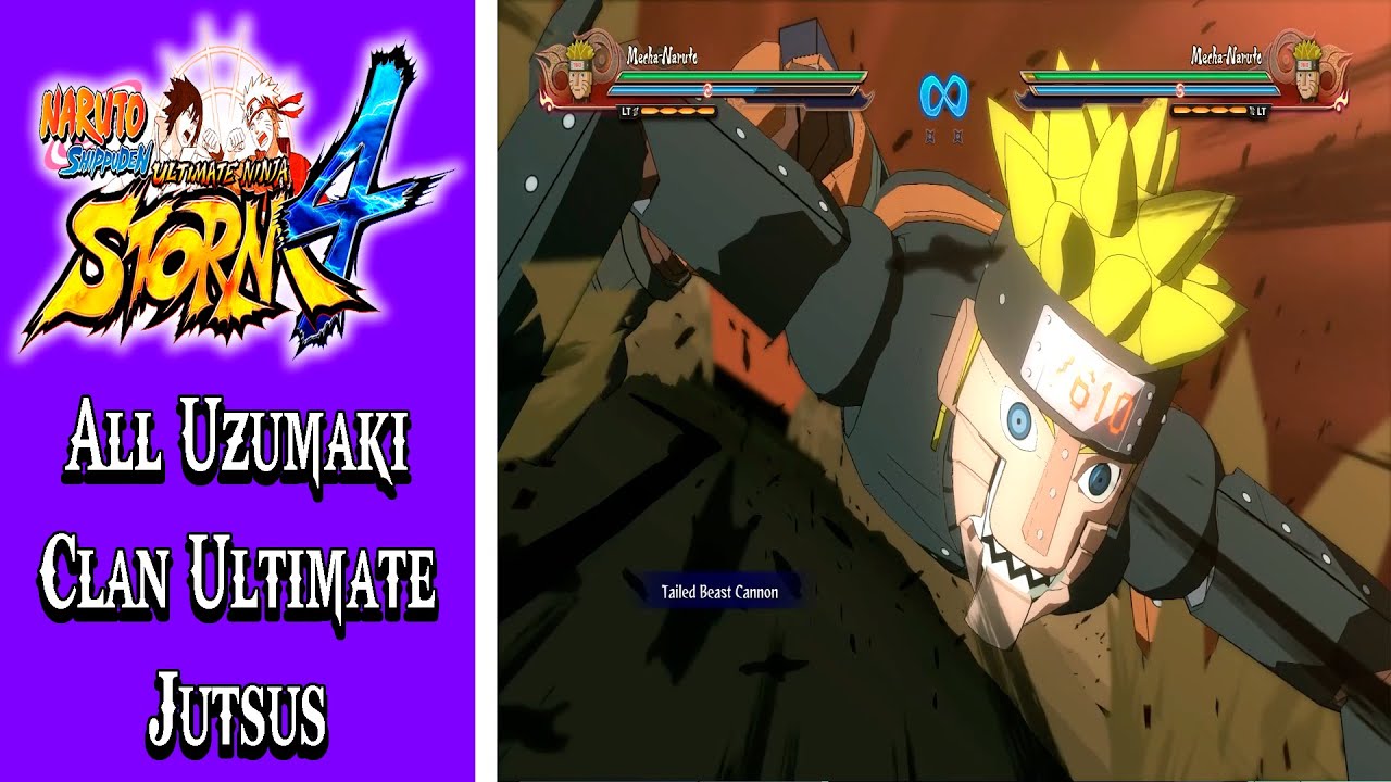 Naruto Shippuden Ultimate Ninja Storm 4 - All Uzumaki Clan Ultimate ...