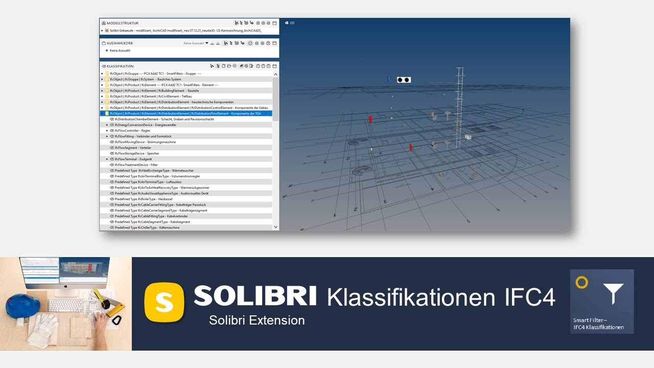 Solibri IFC4 Klassifikationen Extension - Installationsvideo - YouTube