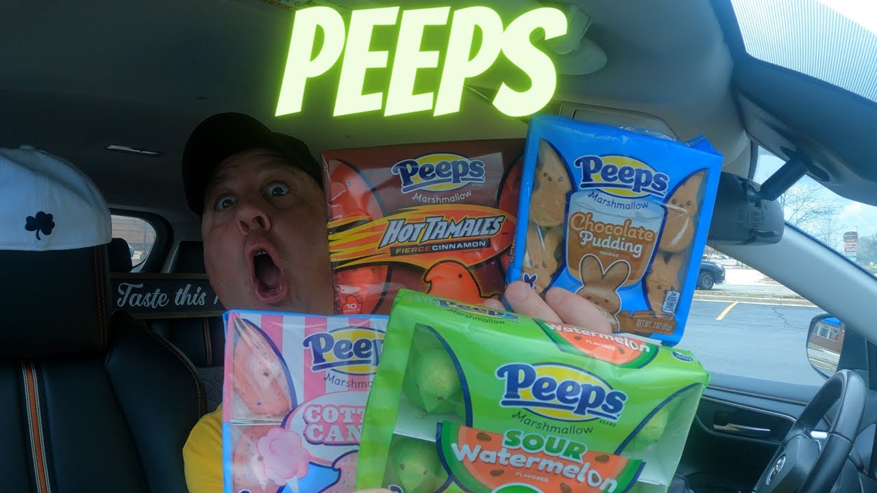 Peeps Marshmallow Easter Candy: Chocolate Pudding, Cotton Candy, Sour ...
