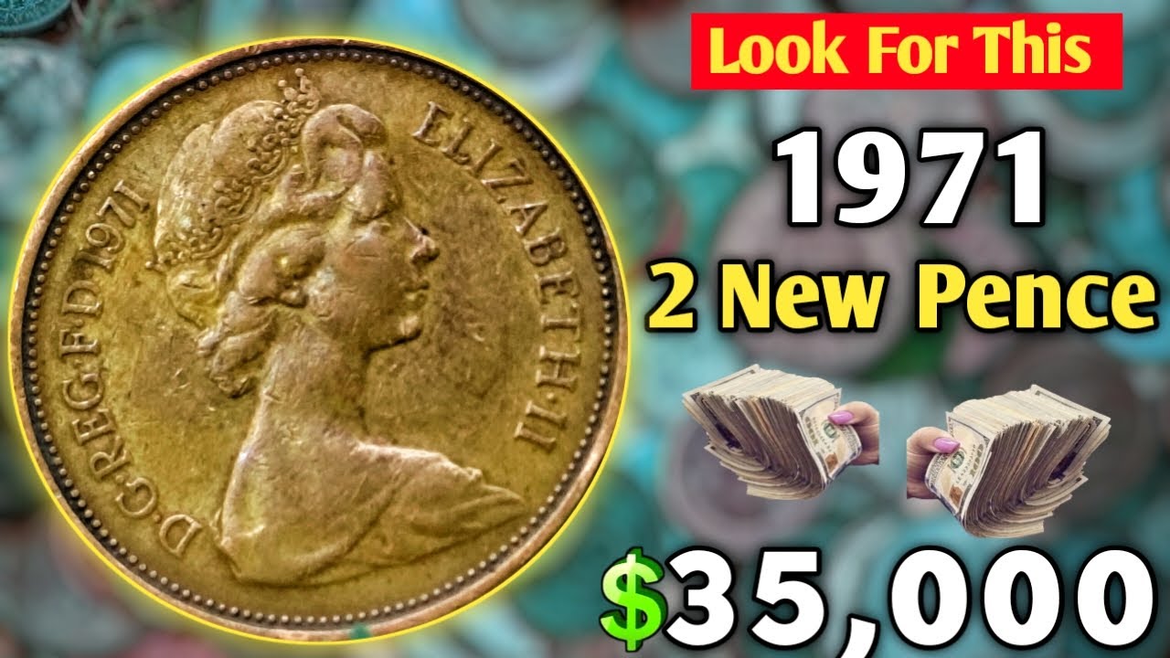 1971 UK Queen Elizabeth II 2p Two New Pence – RARE Coin Worth BIG Money ...