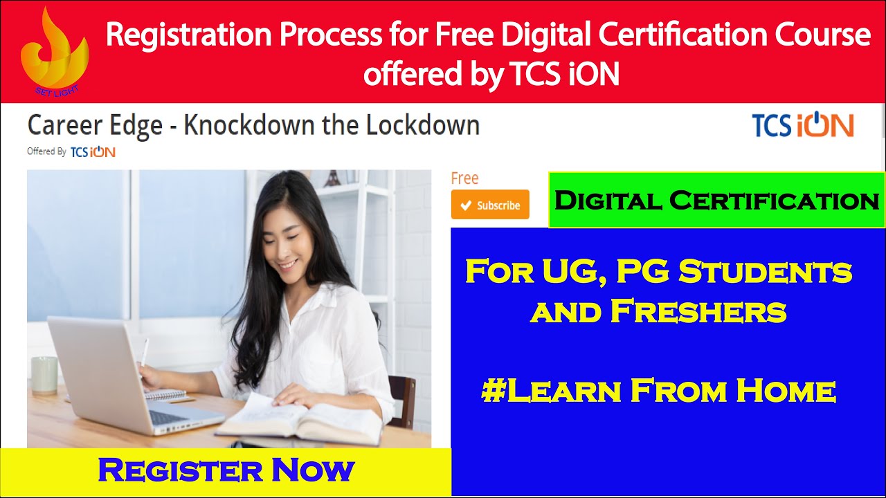 TCS iON Offering Free Digital Certification Course | Registration ...