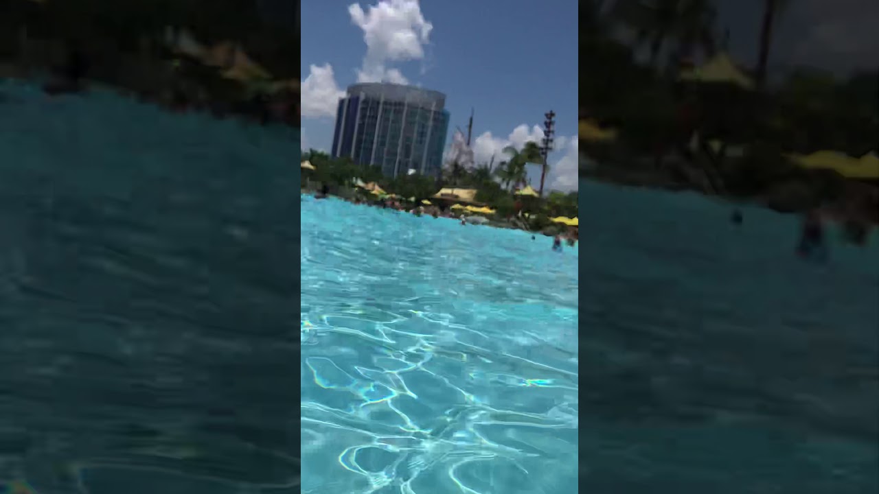Universal Studios Volcano Bay Wave Pool - YouTube