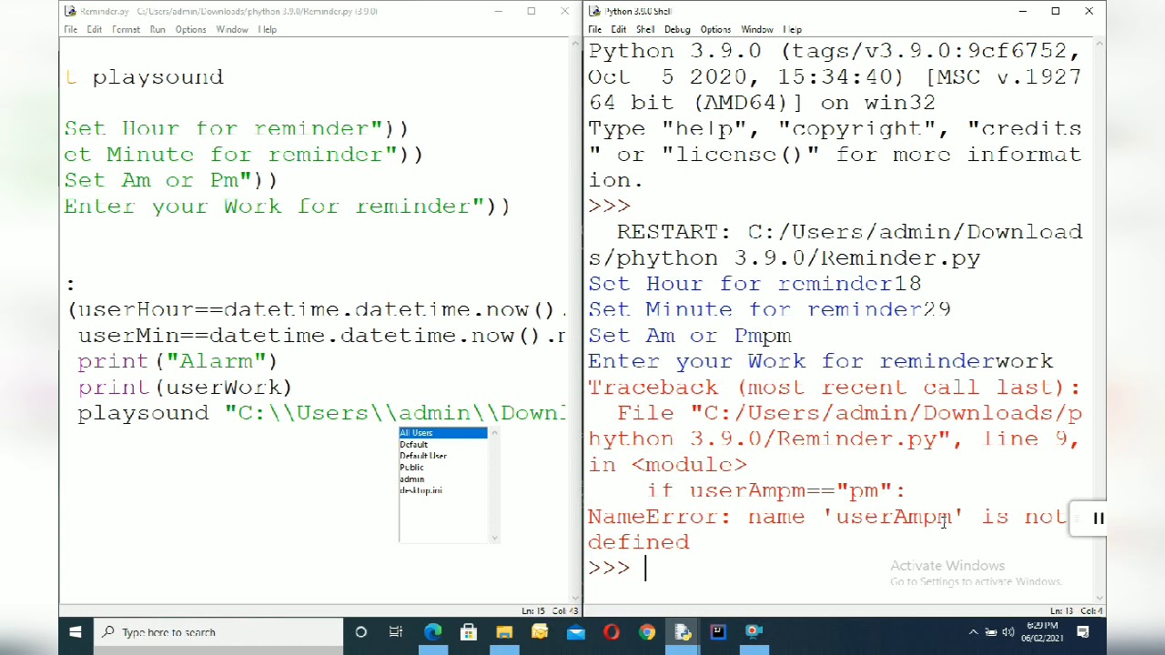 How To Make Reminder App Using Python Programming Languagepython 6728