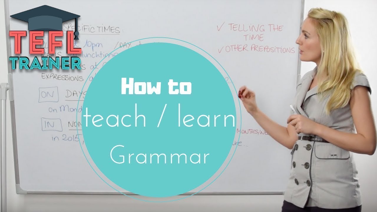 How to teach or learn grammar? - YouTube