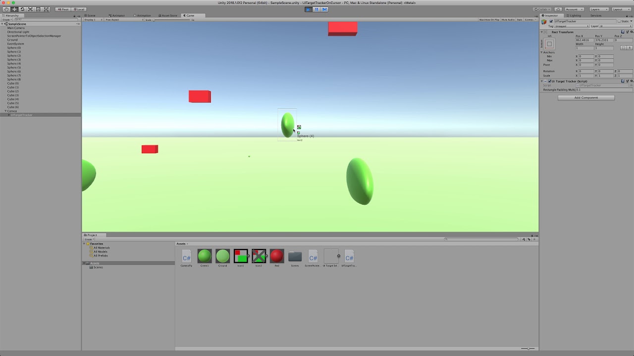 Unity 3D - UI Target Tracker On Cursor - YouTube