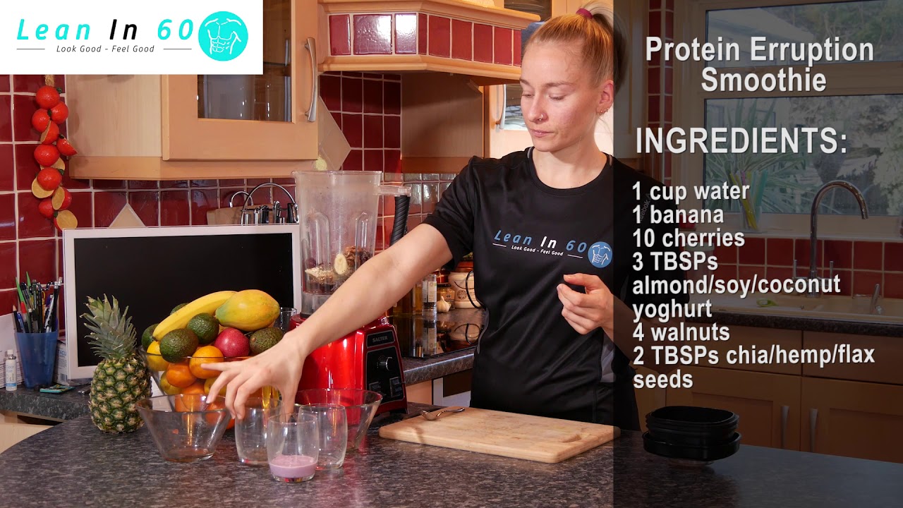 Smoothie Recipe 57 Protein Eruption Smoothie - YouTube