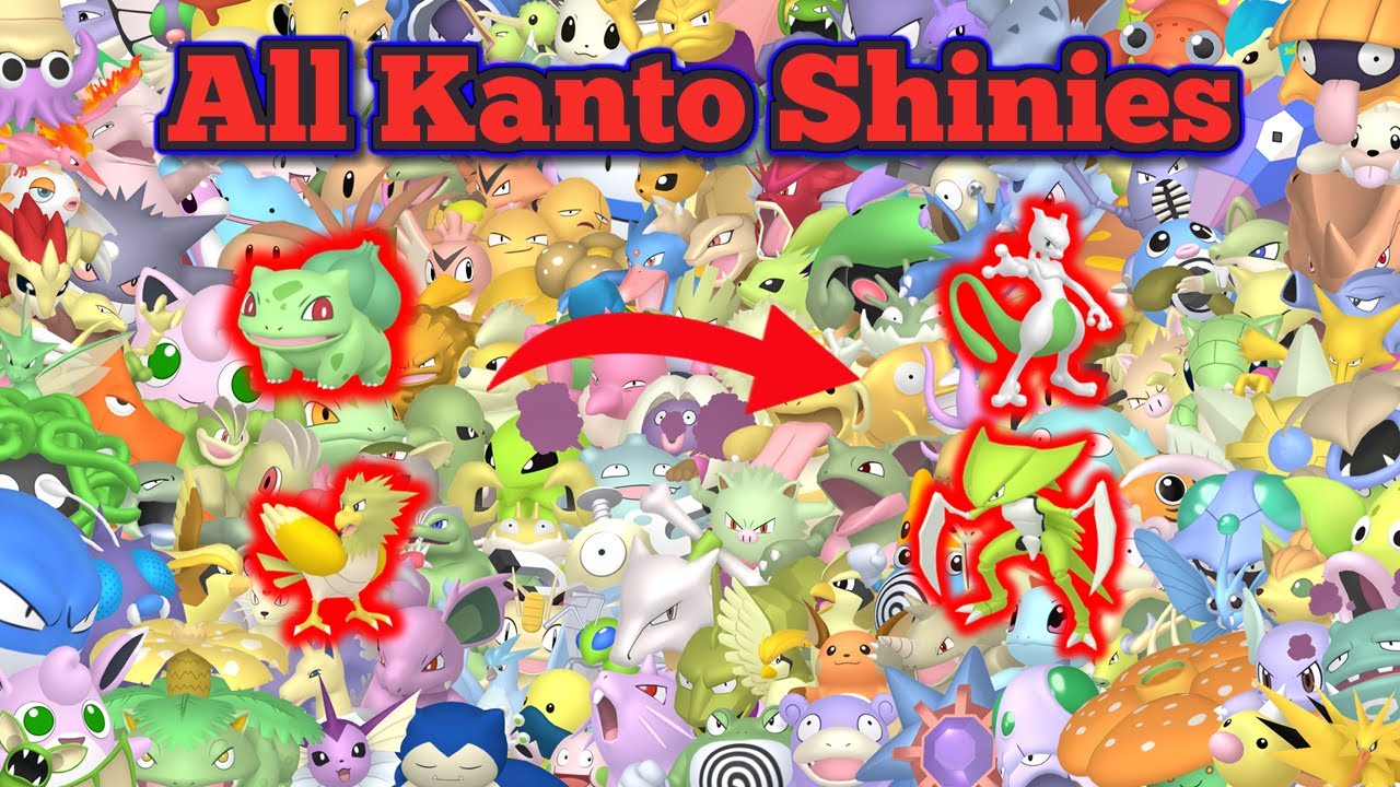 I CAUGHT ALL KANTO SHINIES - YouTube