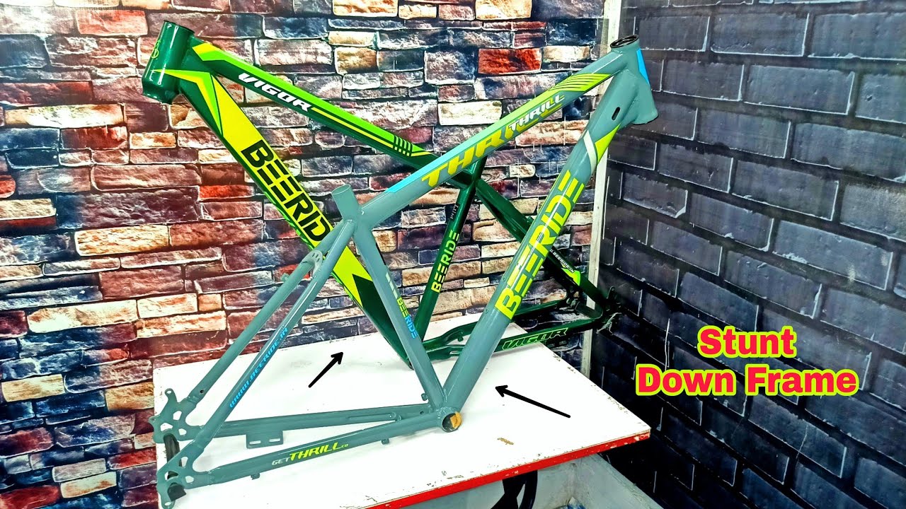 Stunt Down Frame Unboxing And Review video. Best stunt Frame MTB #mtb # ...