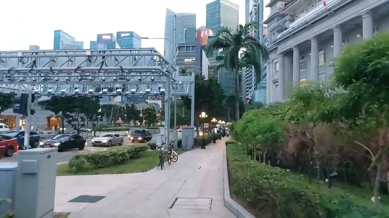 Singapore Walking Tour | Singapore City Tour | Singpore City Walk - YouTube
