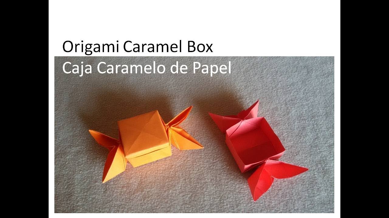 How to Make an Origami Candy 🍬 Box,DIY Handmade Paper Crafts -Caja ...