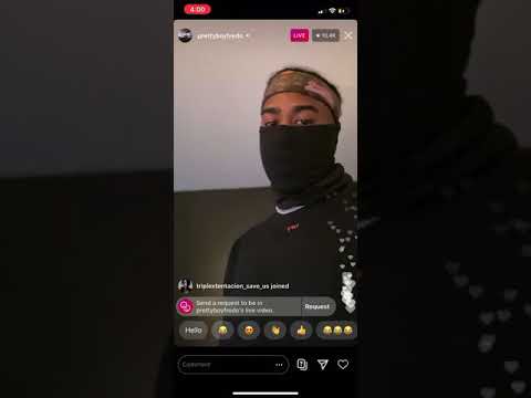 @Prettyboyfredo copies DDG’S Trolling on Instagram live 😂🤡