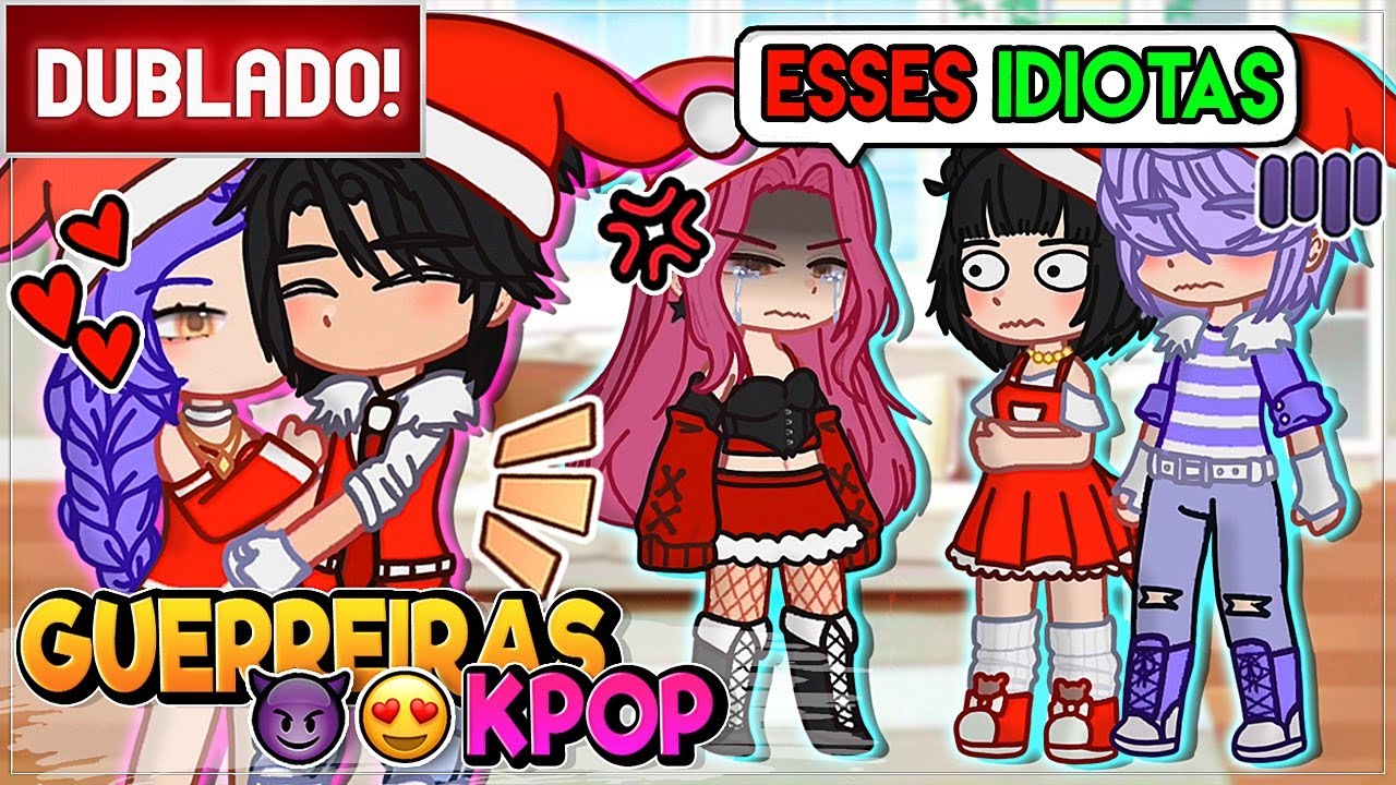 [ DUBLADO ] O NATAL DAS HUNTRIX | GUERREIRAS DO K-POP l GACHA CLUB ...
