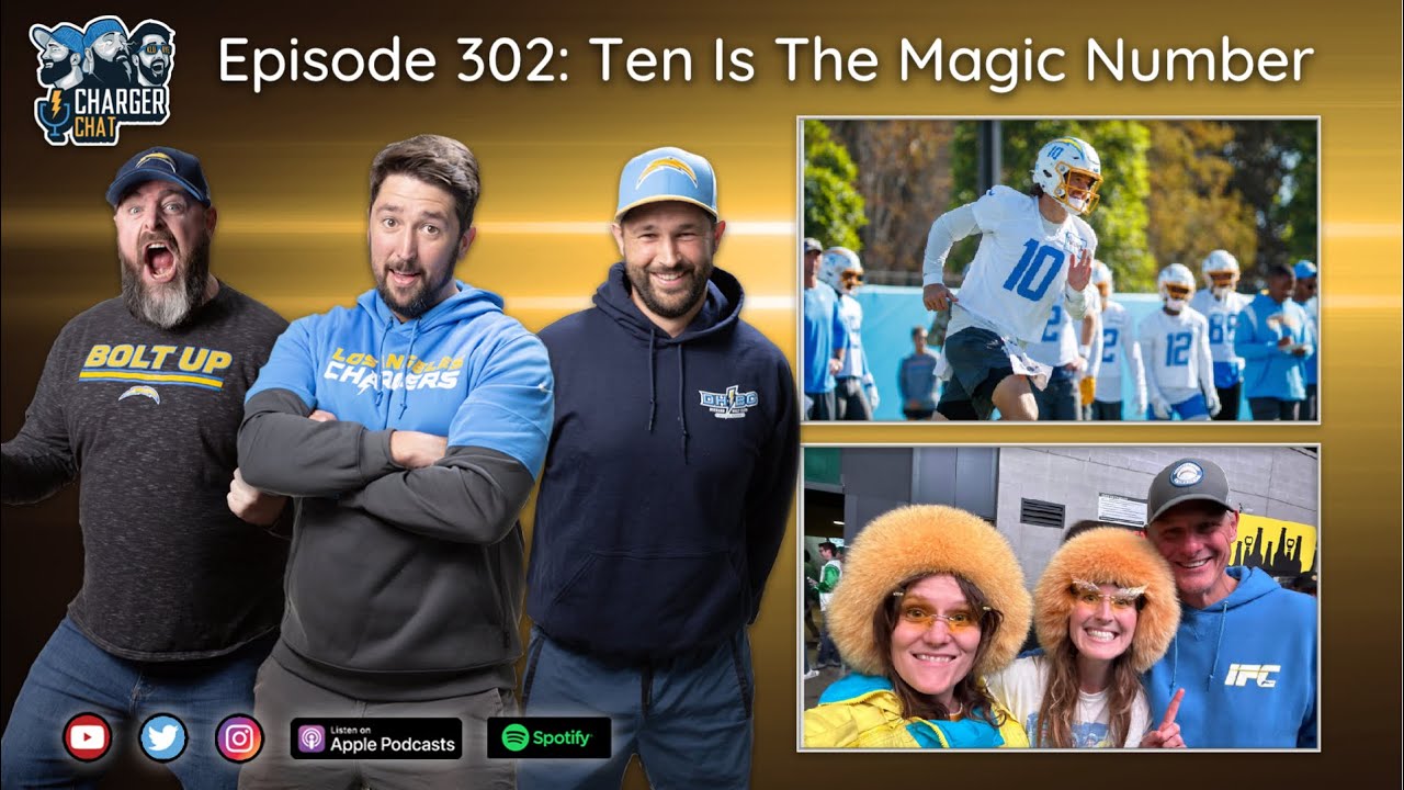 Chargers vs Lions Preview | Charger Chat Podcast | Ten Is The Magic ...