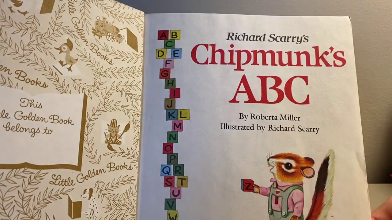 Chipmunk’s ABC - YouTube