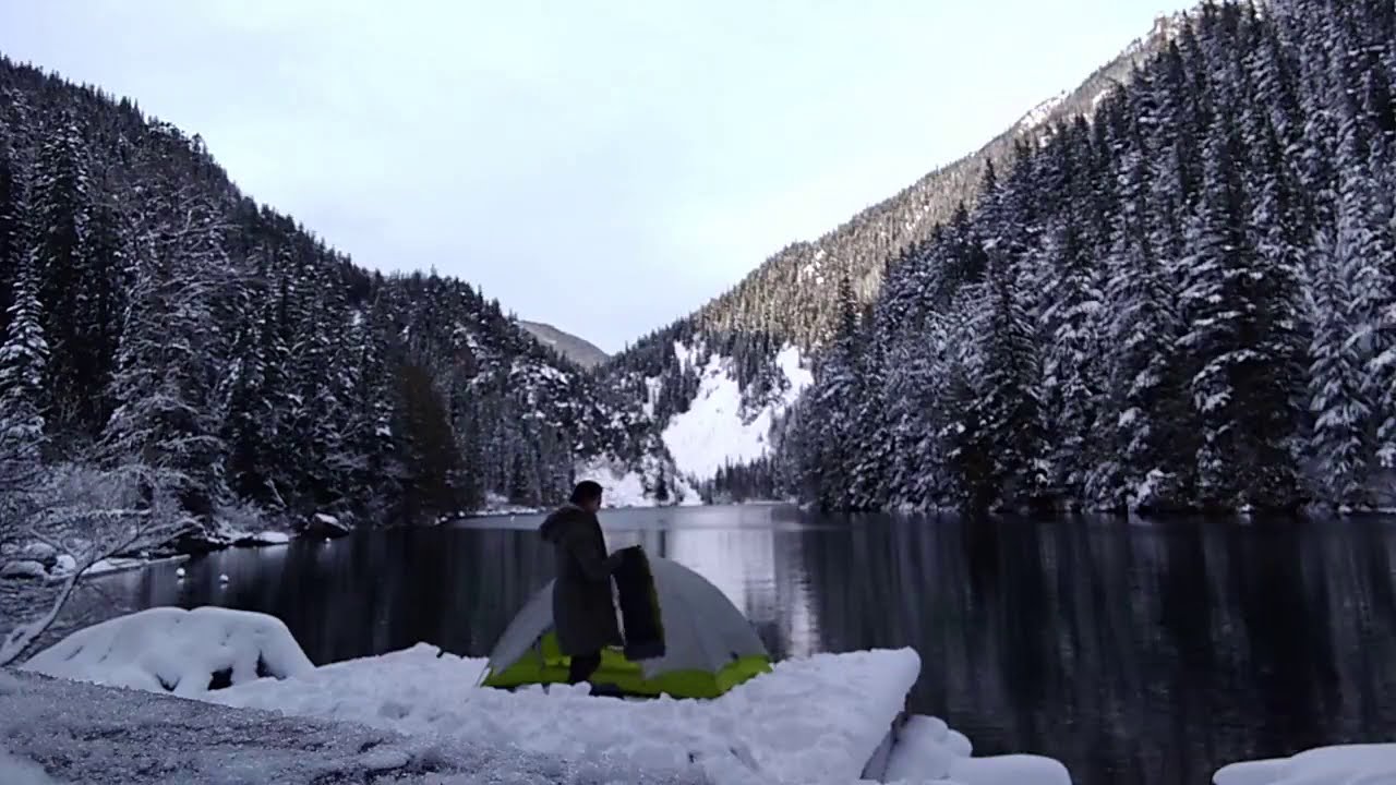 Winter Camping - Tent Set Up Using MEC VOLT 2, December 23 2020 at ...