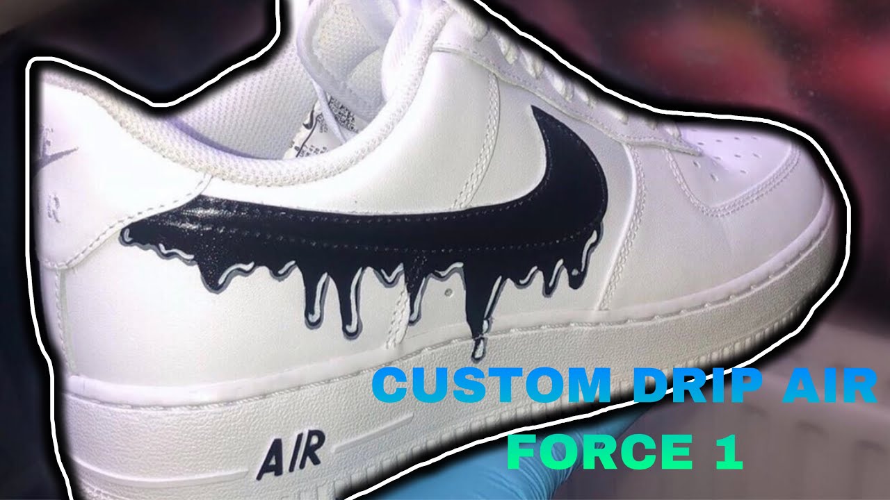 Black Drip Air Force 1 'SATISFYING' - YouTube