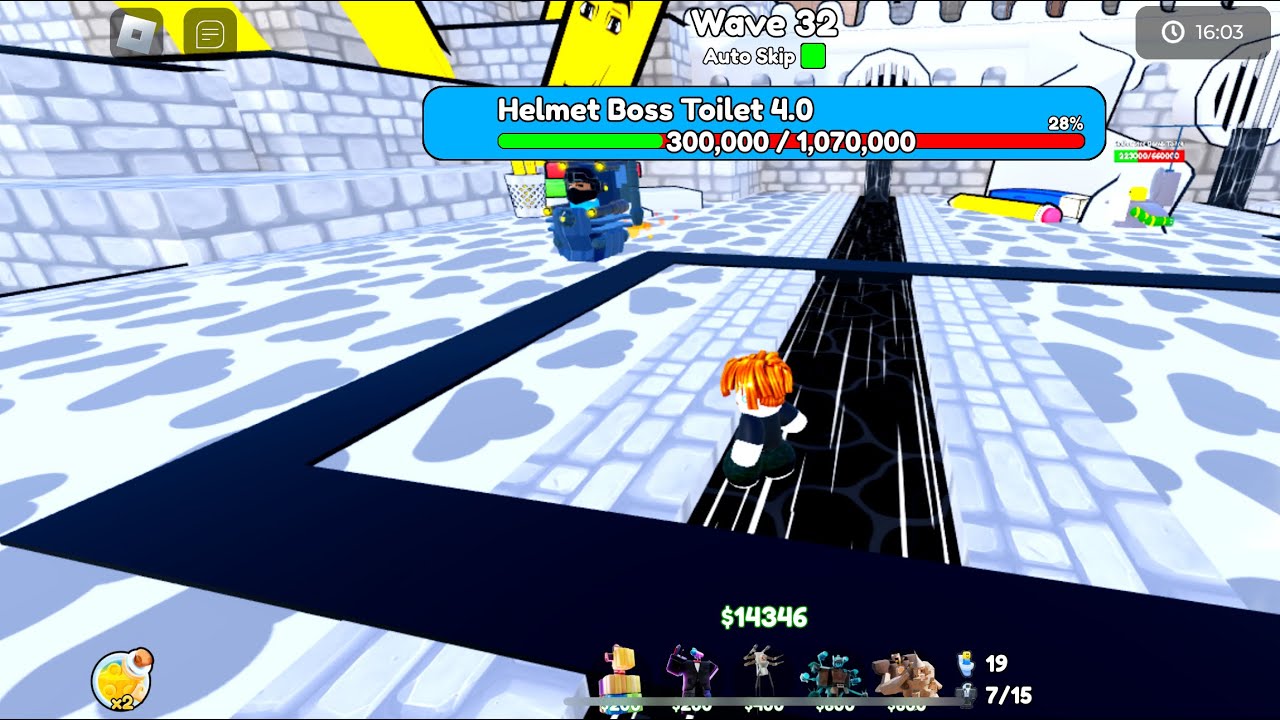 Playing toilet tower defense for probably the first time on this ...