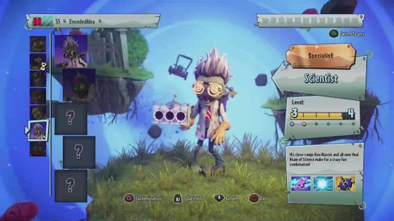 Lets Play As Scientist [Meet The Zombies] (PvZ GW2) - YouTube