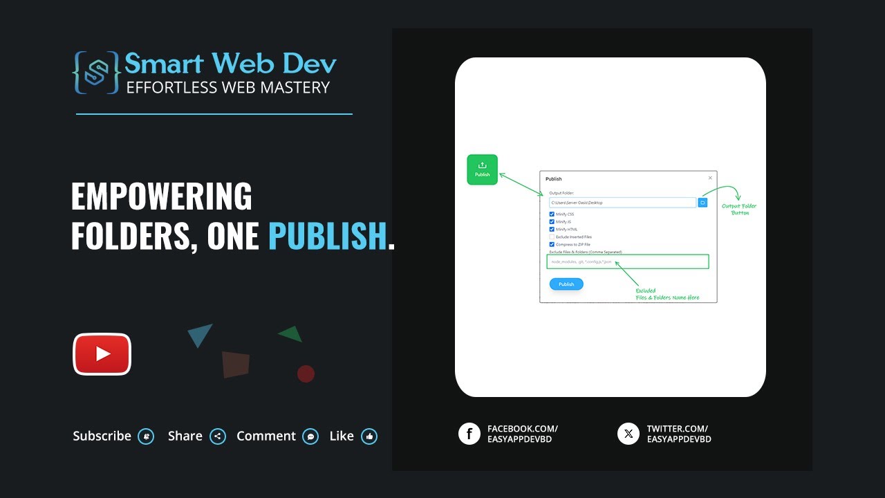 10. How to publish files and folders - YouTube