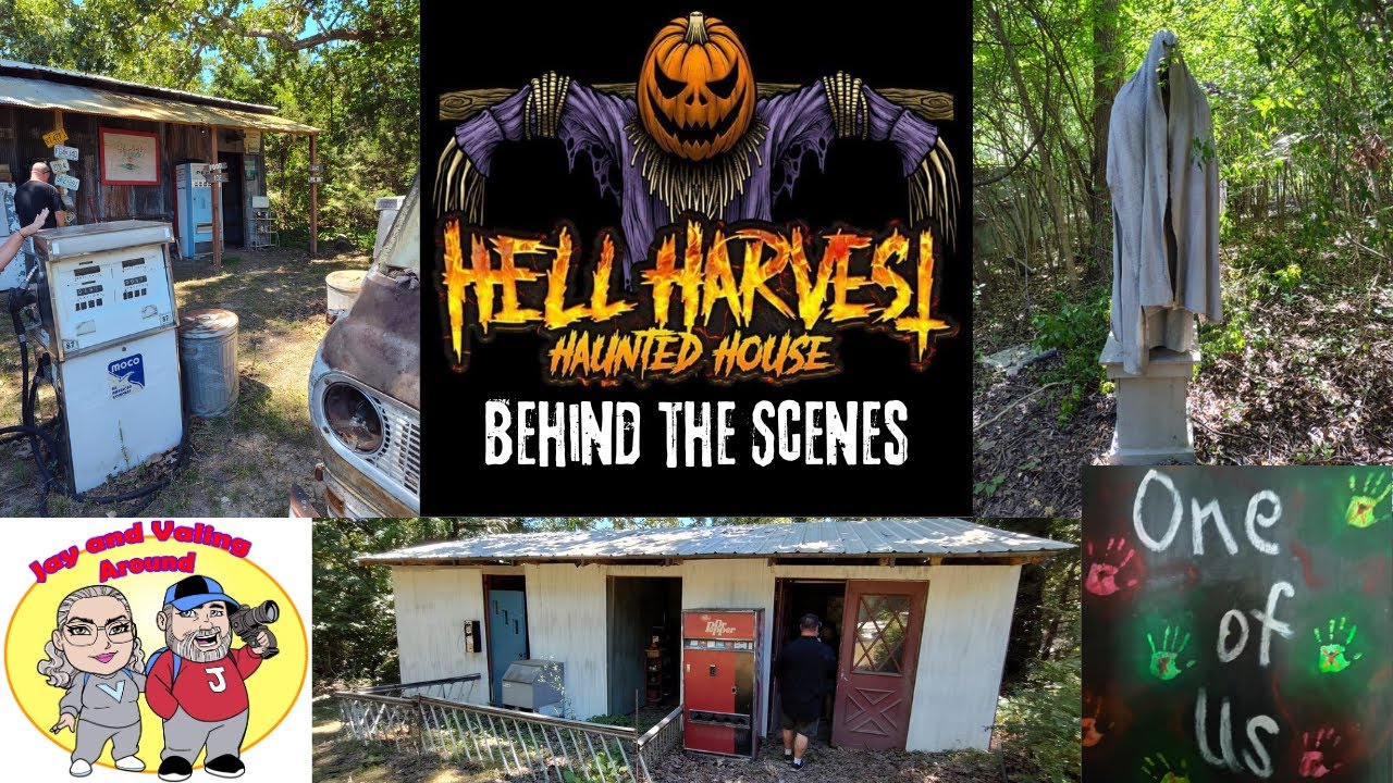 Hell Harvest Haunted House : A Behind The Scenes Tour !!!!! - YouTube