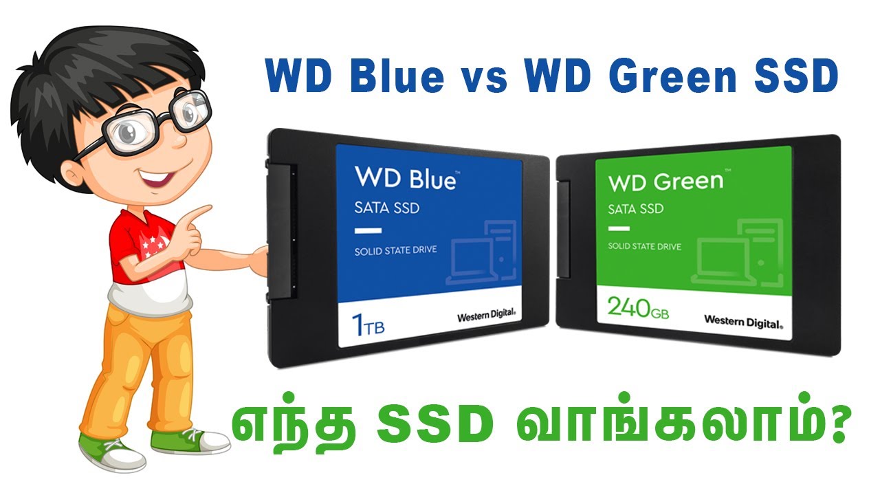 Western Digital Blue SSD Vs Western Digital Green SSD | WD Blue SSD Vs ...