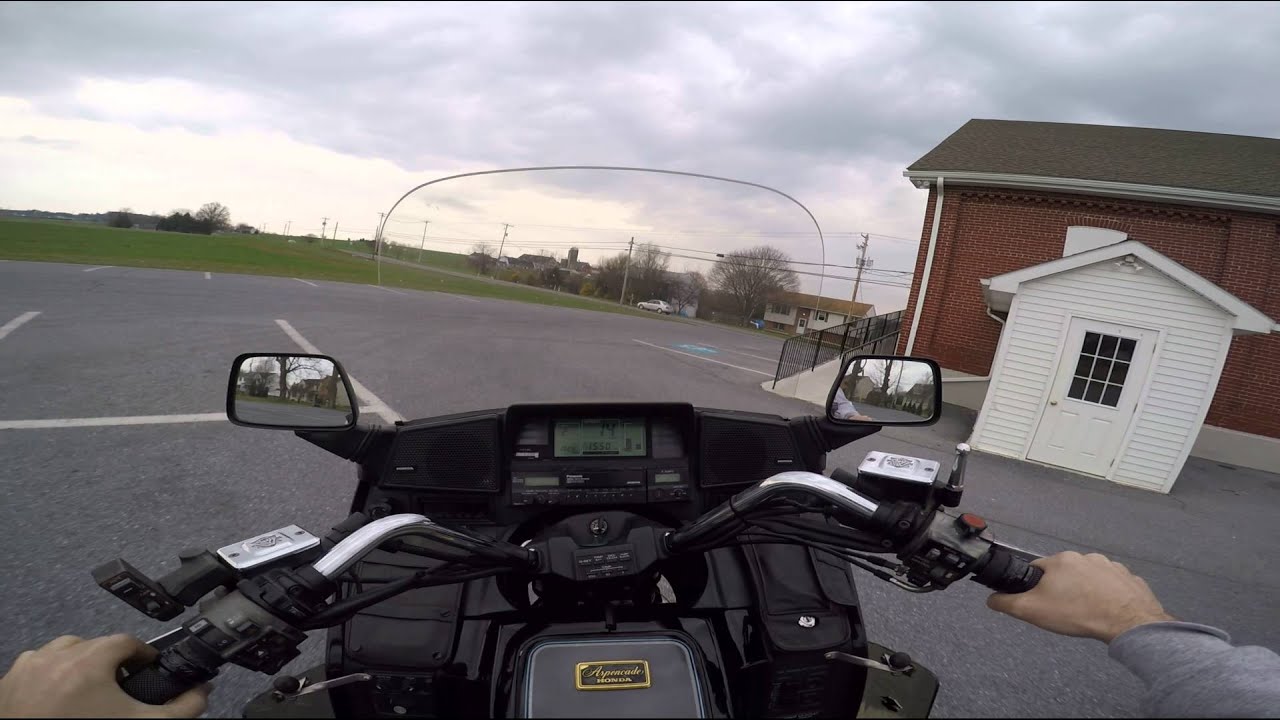 1987 Honda Goldwing 1200 Test Ride review - YouTube