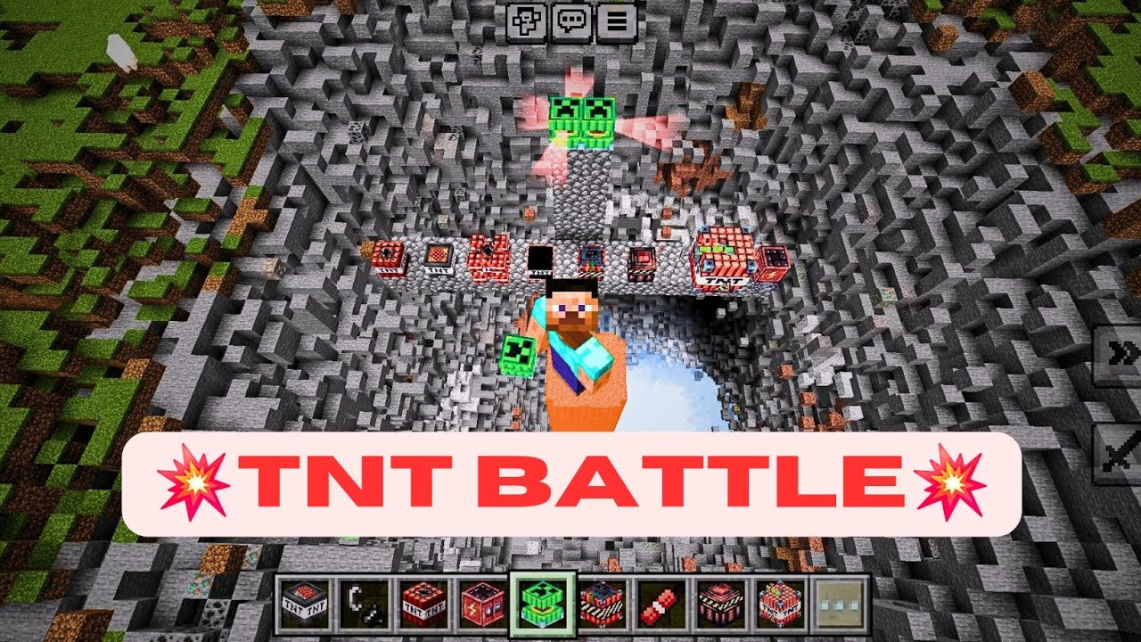 TNT Battle in Minecraft 💥💥 || Minecraft Hindi - YouTube