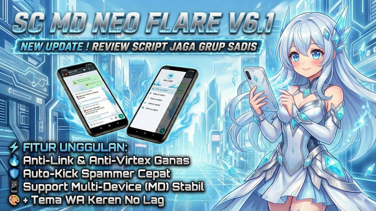 SC NEO FLARE VERSION 6.1 COCOK UNTUK JAGA GRUP ALL FITUR WORK ADA FUN ...
