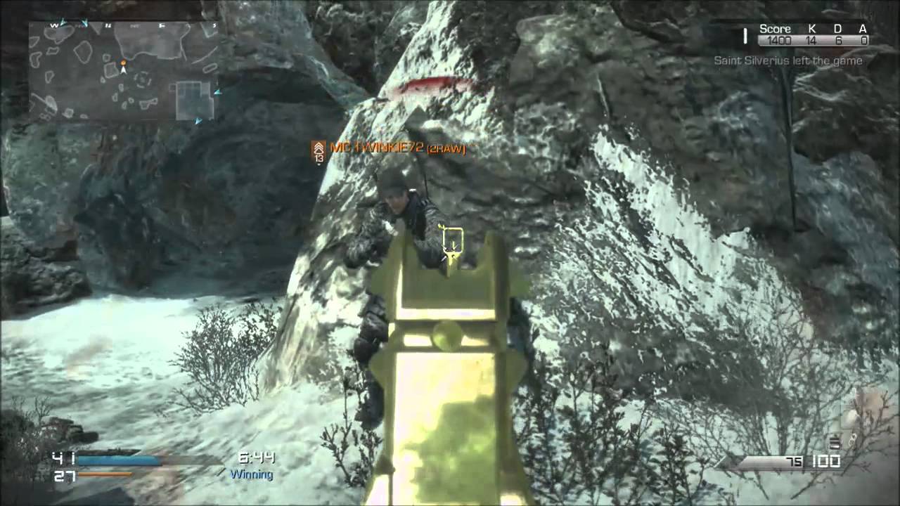 "COD ghosts gameplay" Gold Ameli commentary on Whiteout - YouTube