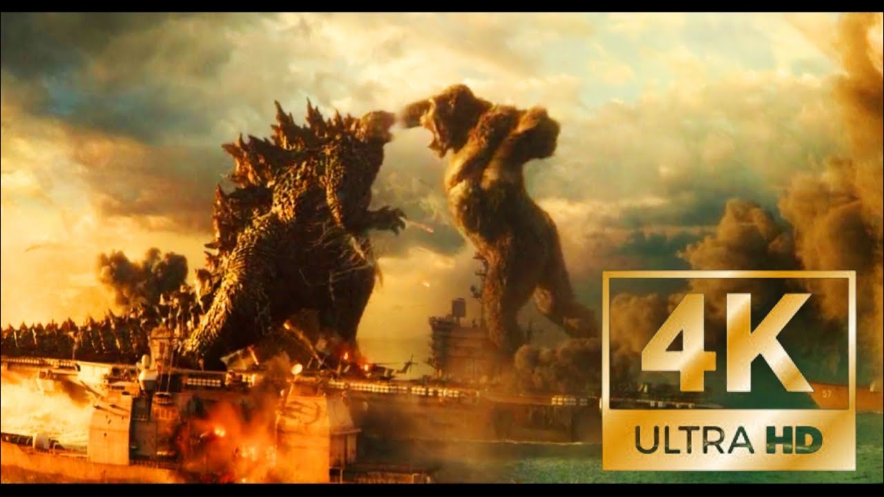 Godzilla vs Kong 2021 Ocean Battle Scene 4K HD - YouTube