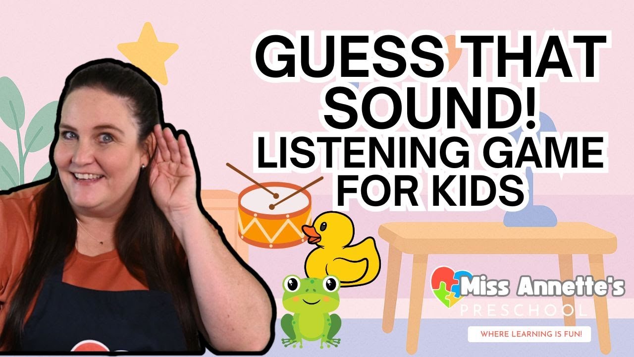 Guess That Sound! | Fun Listening Game for Toddlers & Preschoolers with ...