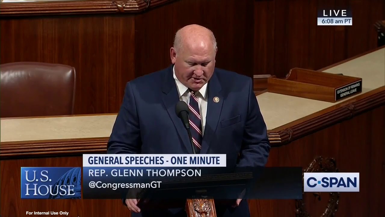 Congressman Thompson Congratulates Penn State's Dr. Neil Sharkey - YouTube