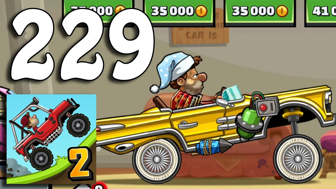 Hill Climb Racing 2 - Golden Lowrider - Gameplay Walkthrough Part 229 ...