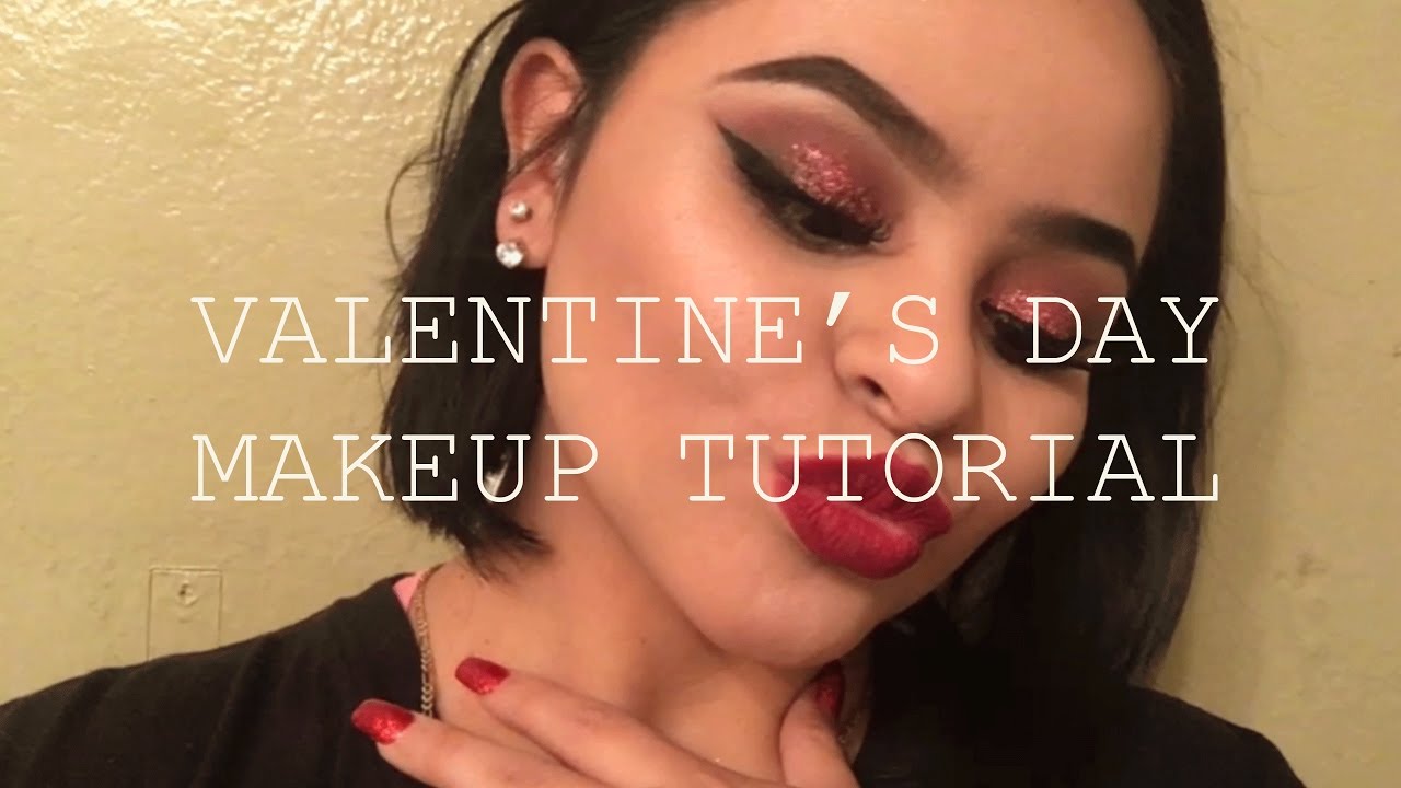Valentine's Day Makeup Tutorial 🌸💕 - YouTube