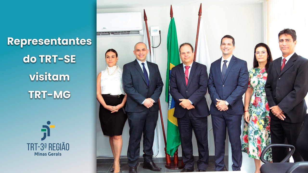 Representantes do TRT-SE visitam TRT-MG - YouTube