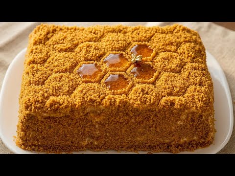 30 dakikada gerçek Medovik! 🍯 ÇALIŞTIRMAYIN! Çok hızlı ve lezzetli!