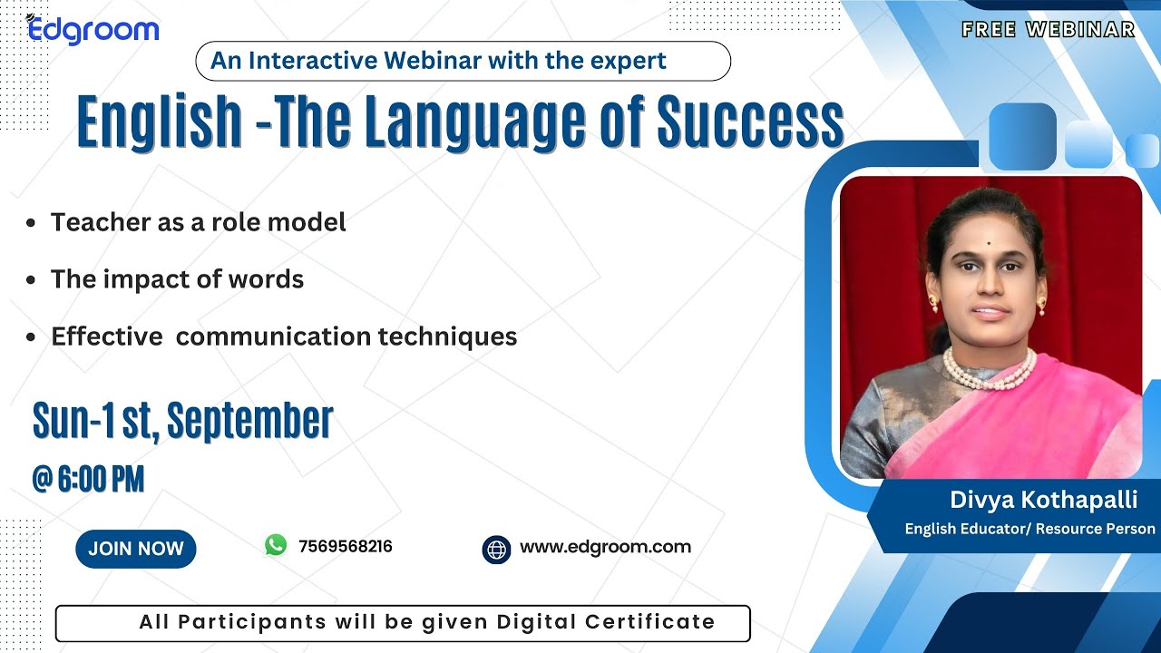 English: The Language of Success - YouTube