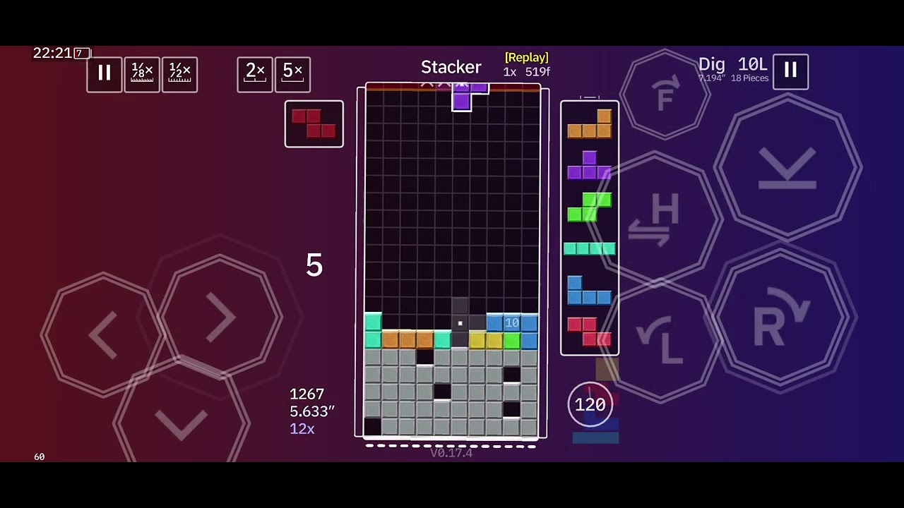 Techmino 10L Sprint Fast - YouTube