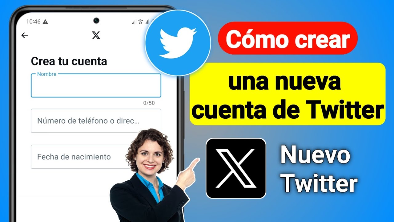 Cómo crear una cuenta de Twitter (2023) | Crear nueva cuenta en Twitter - YouTube