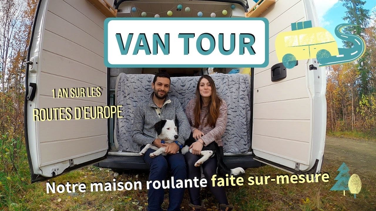 VAN TOUR : On vous fait visiter notre MAISON sur ROUES ! - YouTube
