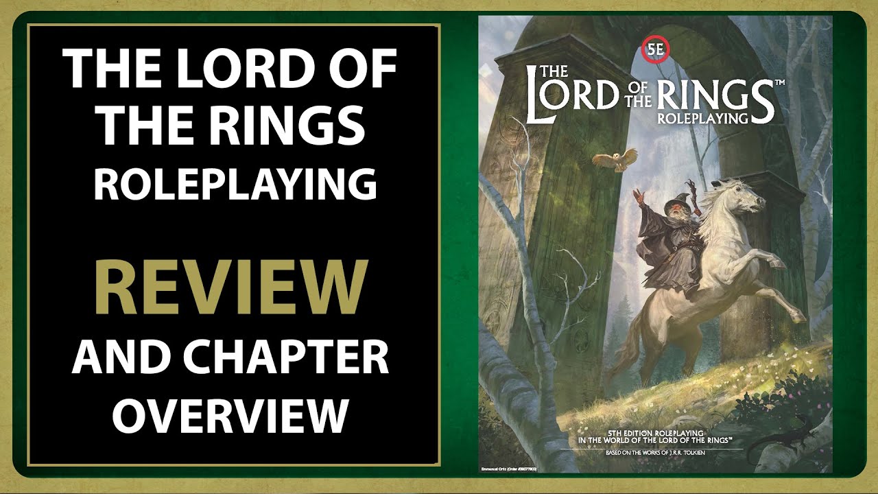 Lord of the Rings Roleplaying from Free League Publishing - REVIEW ...
