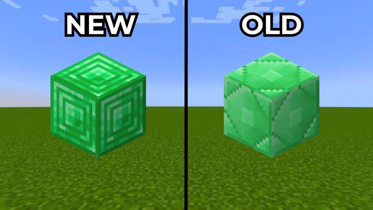 NEW VS OLD Minecraft Blocks - YouTube