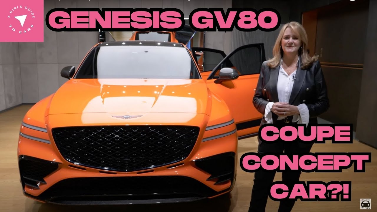 Genesis GV 80 Coupe Concept: A Fastback, Four-door Luxury SUV! - YouTube