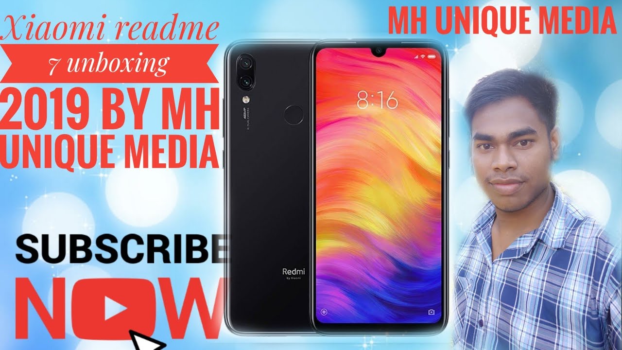 Xiaomi readme 7 unboxing by MH unique media - YouTube