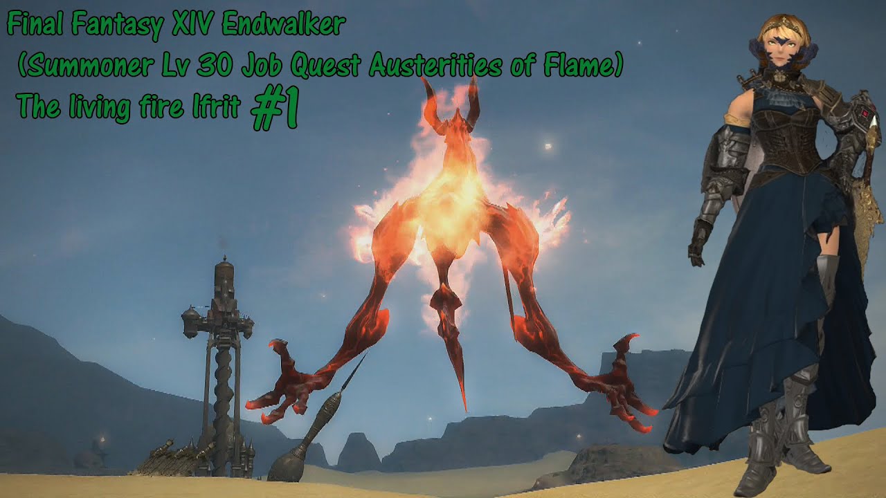 Final Fantasy XIV Endwalker (Summoner Lv 30 Job Quest Austerities of ...