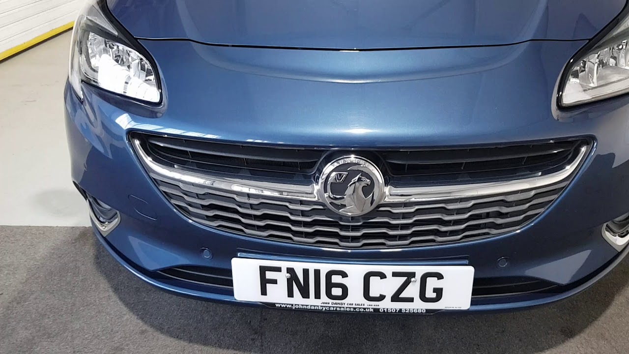 NOW SOLD! 2016 16 Vauxhall Corsa 1 4 SE 5 Door Dark Sea Blue Pearl LOW ...