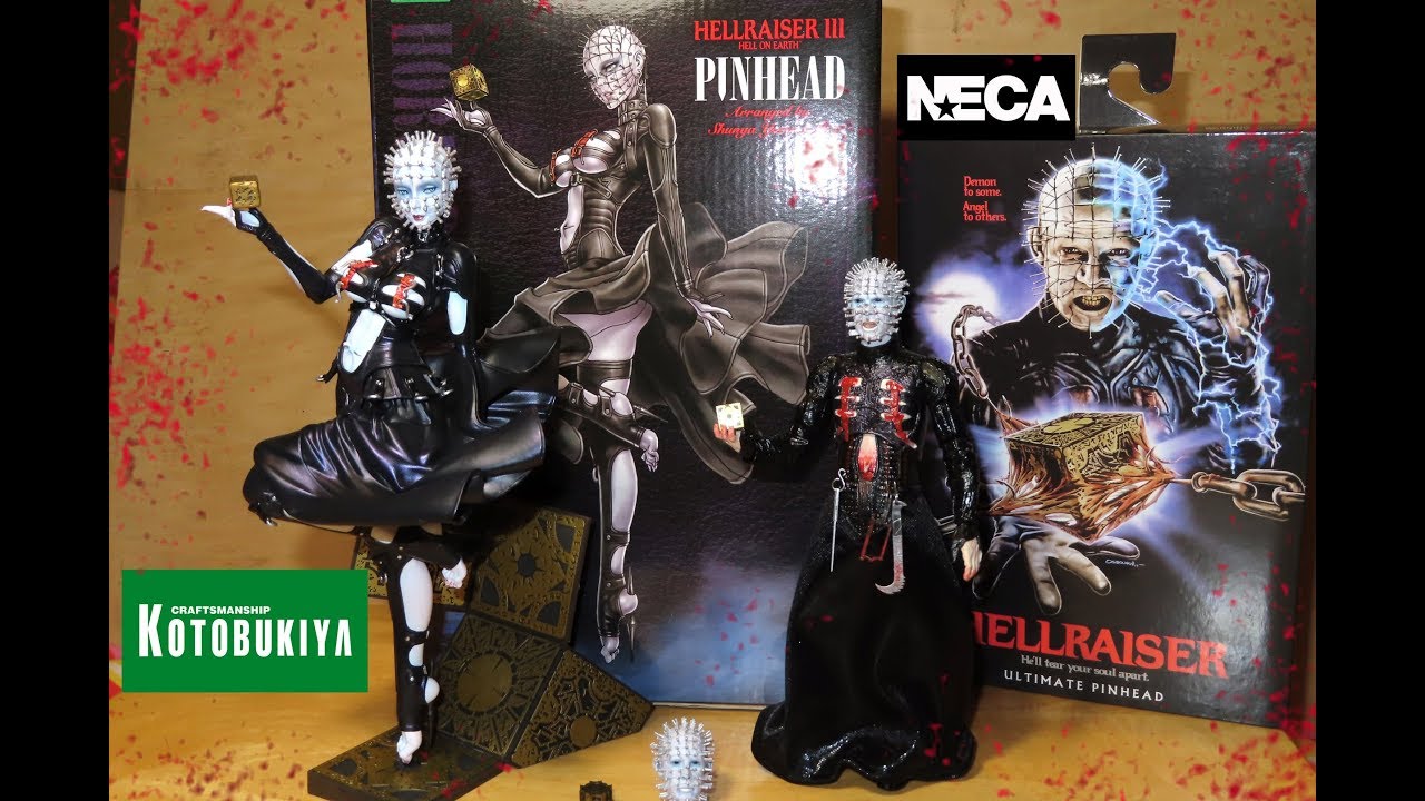 Kotobukiya Bishoujo & Neca Ultimate HELLRAISER PINHEAD Figure! - YouTube