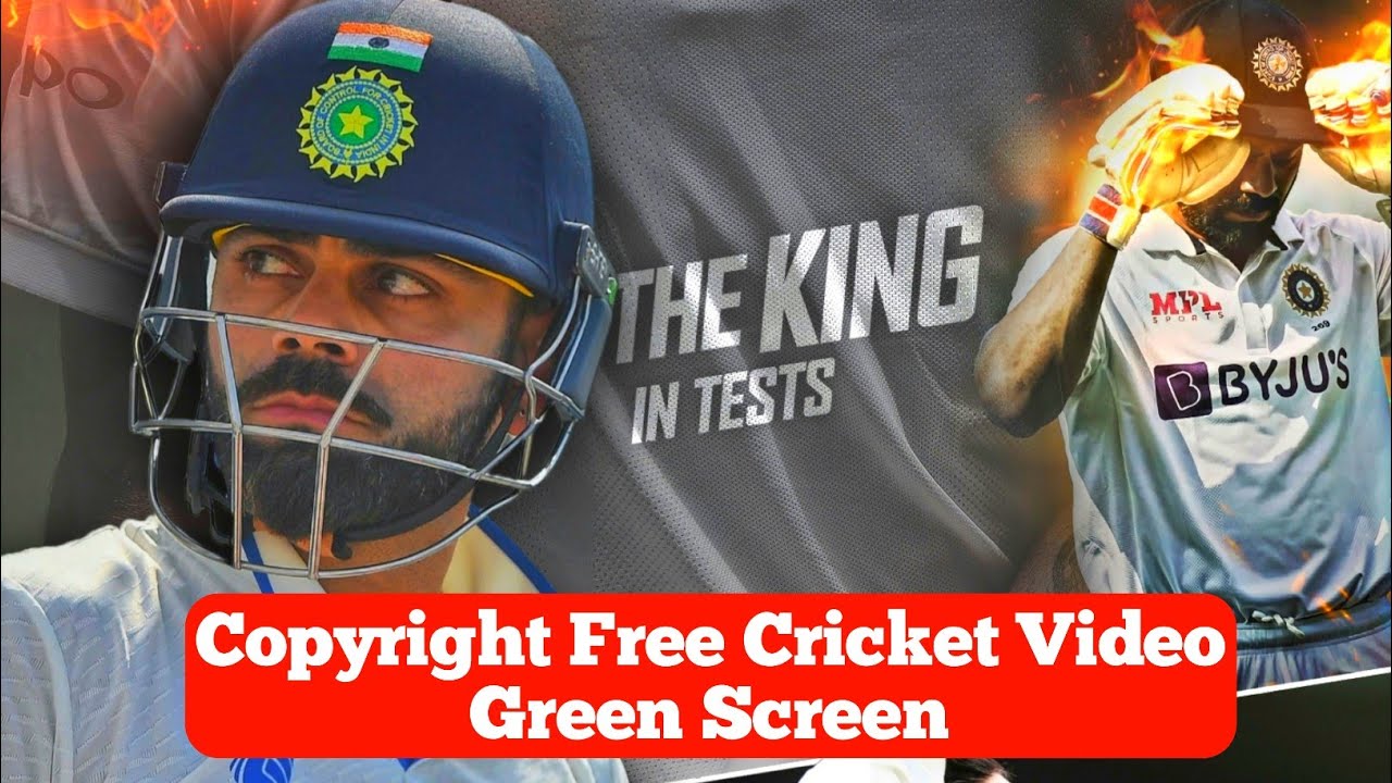 Copyright free Green screen video for Cricket highlights editing How to ...