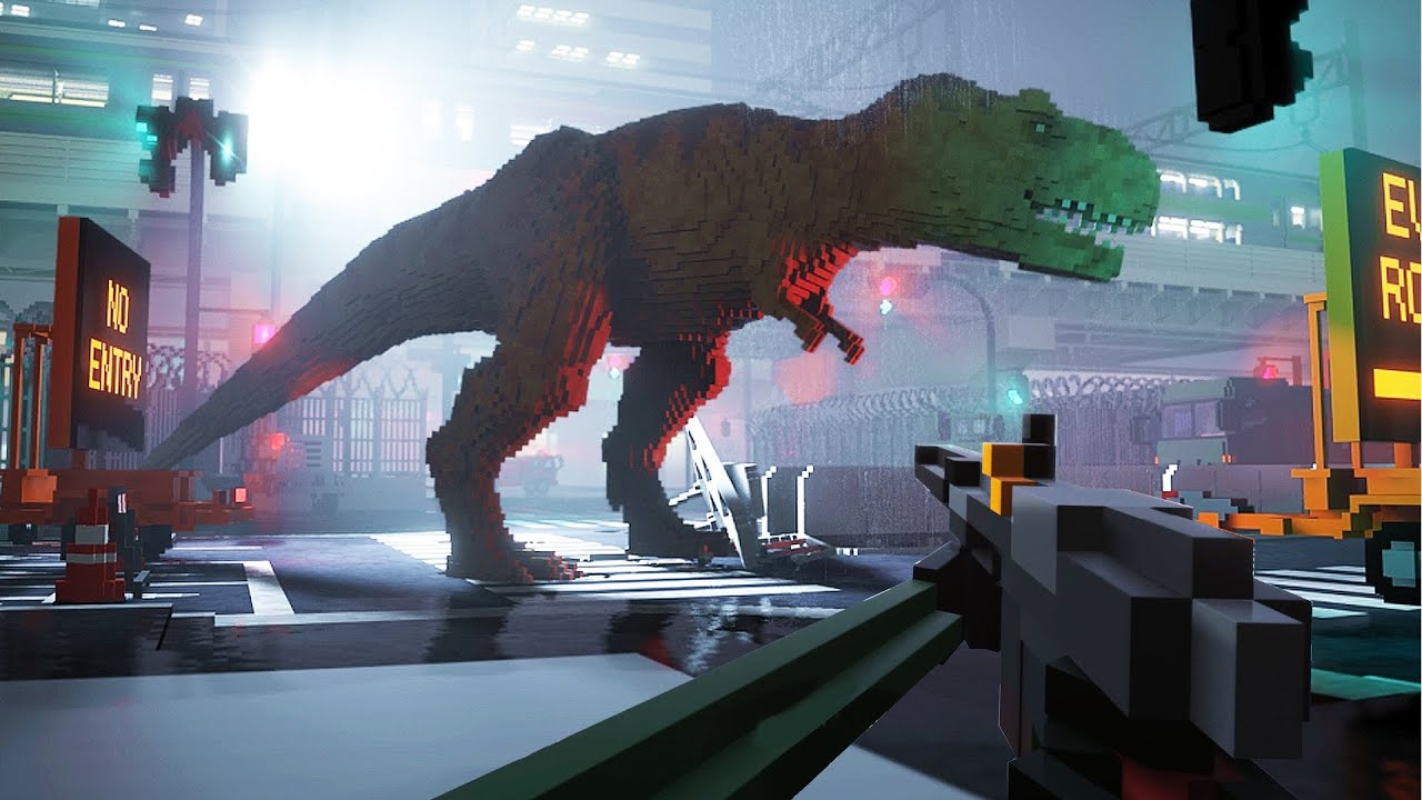 Realistic T REX Dinosaur Destruction 😱 Teardown - YouTube