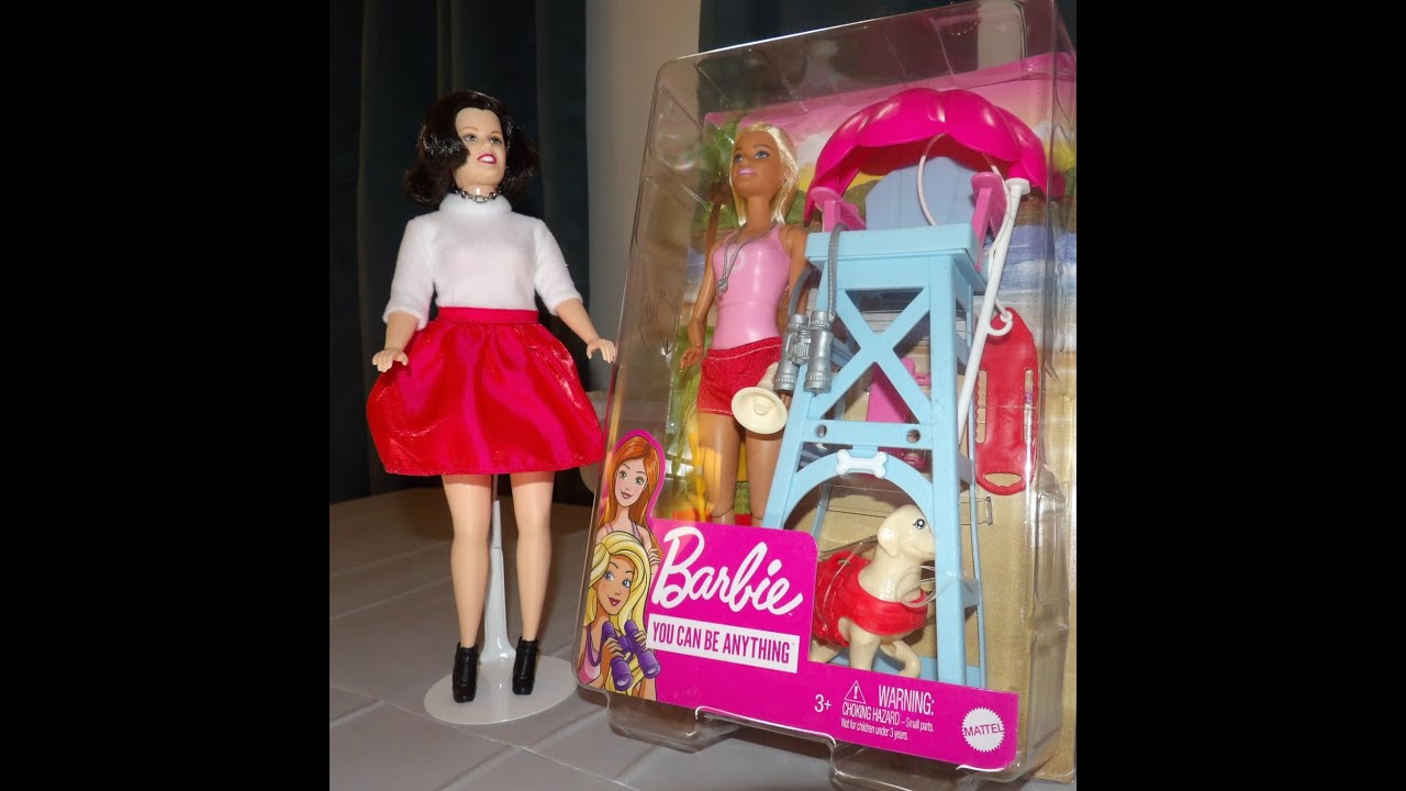 Barbie Lifeguard Doll with Playset Unboxing & Review - YouTube